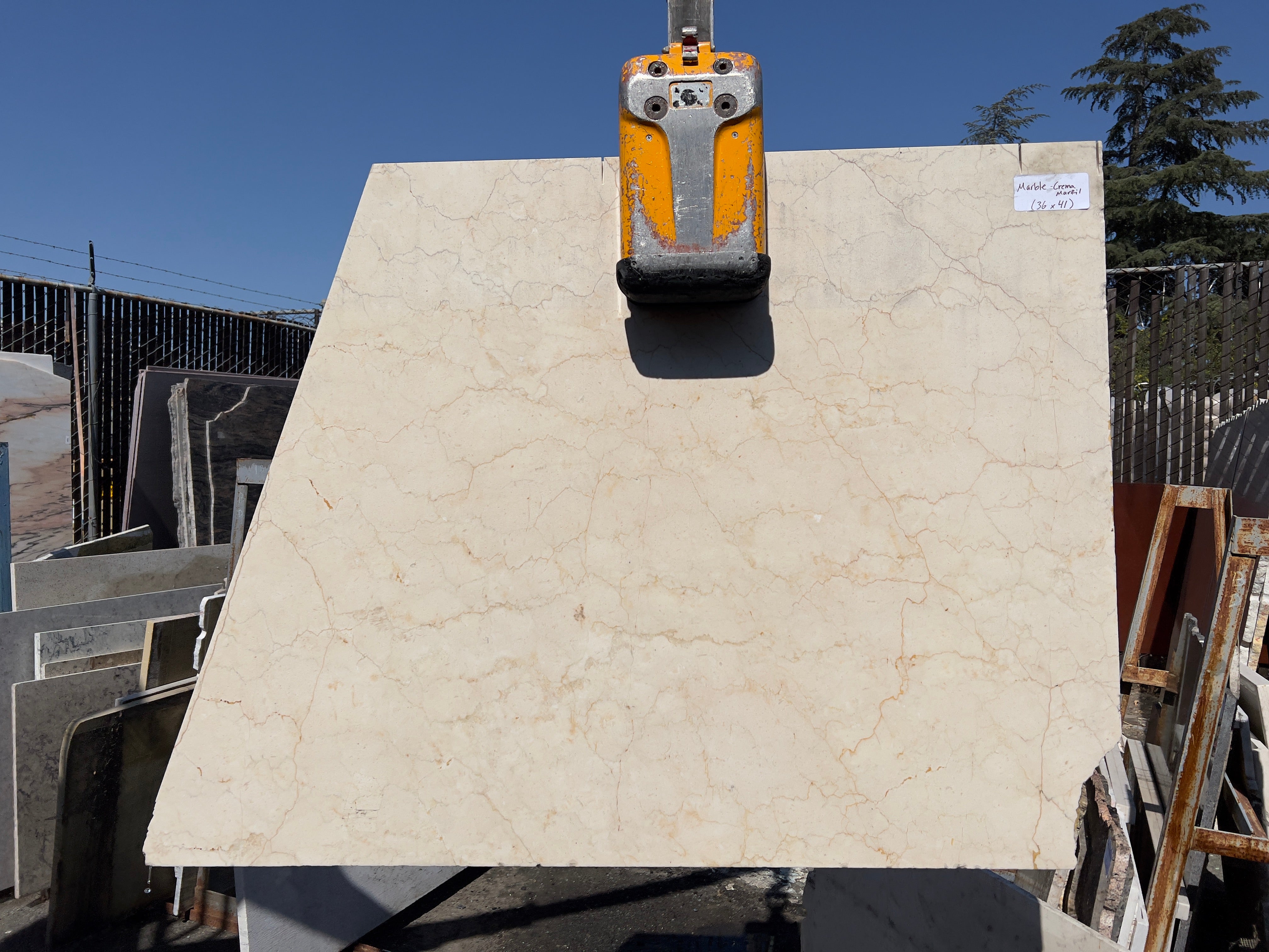 Beige Marble Crema Marfil (36x41) remnant slab – Tiles Warehouse