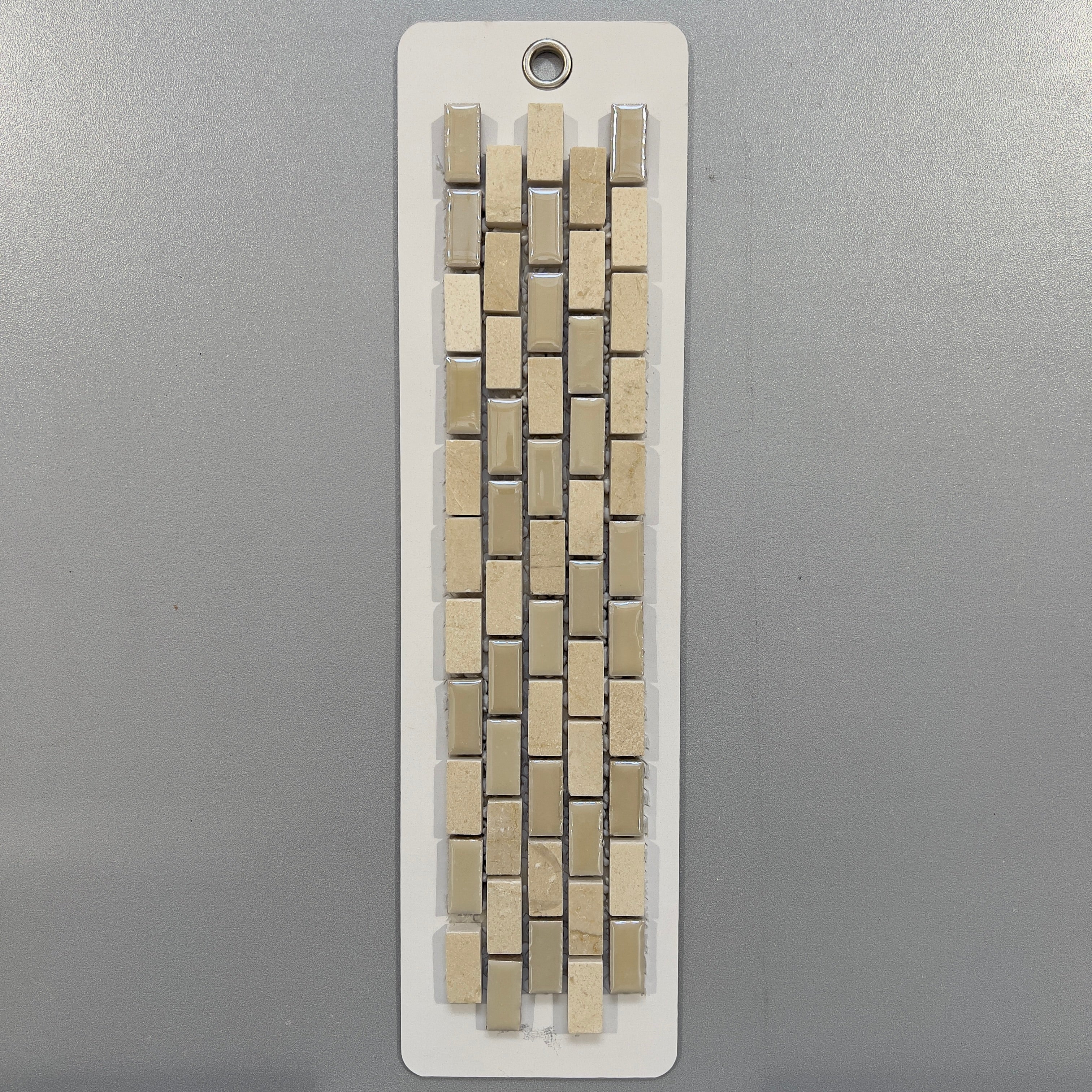 Beige Porcelain and Marble Linear Mosaic/Pool Tile - ppbs01 – Tiles ...
