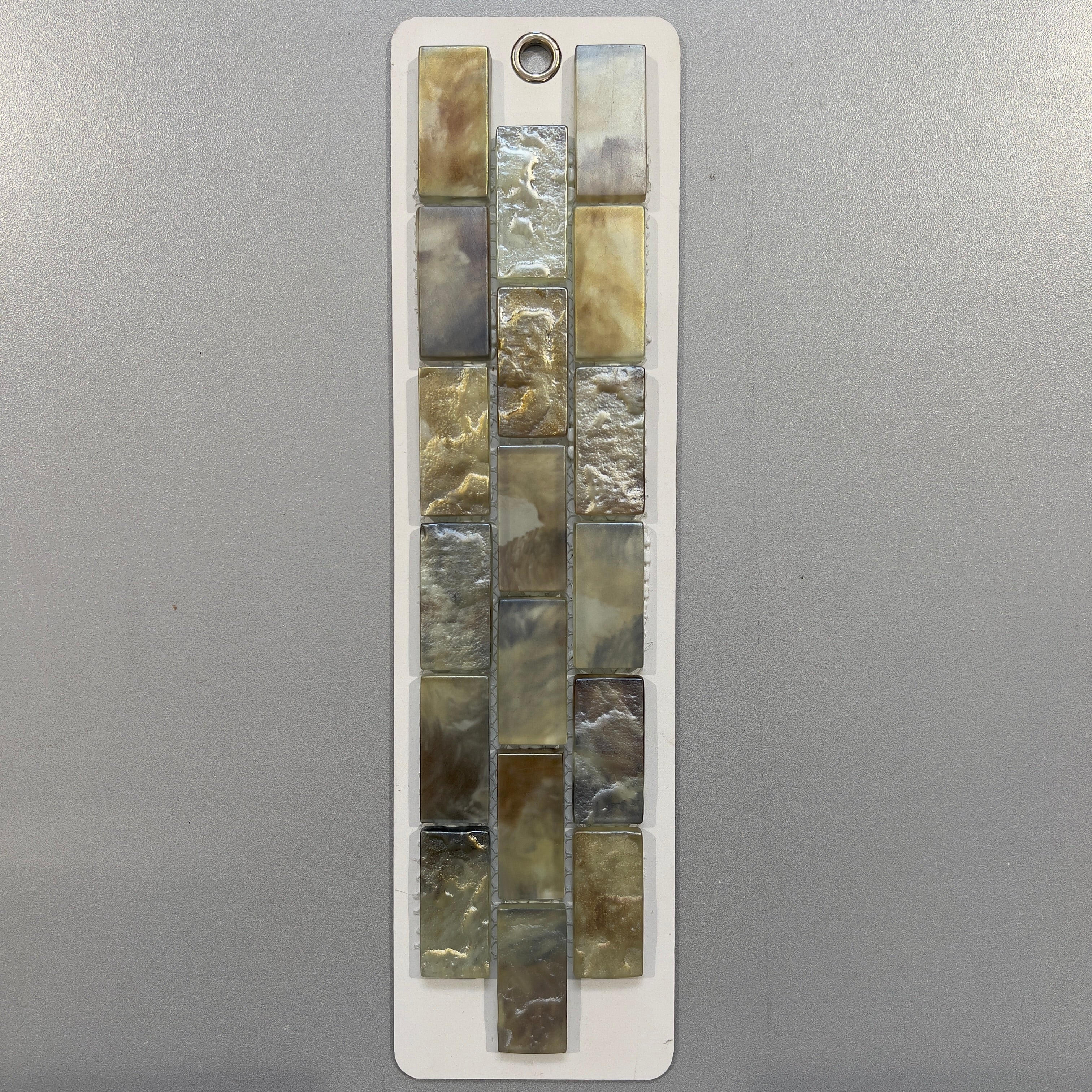 Beige Slate Look Glass Linear Mosaic/Pool Tile - pmkh1603 – Tiles Warehouse