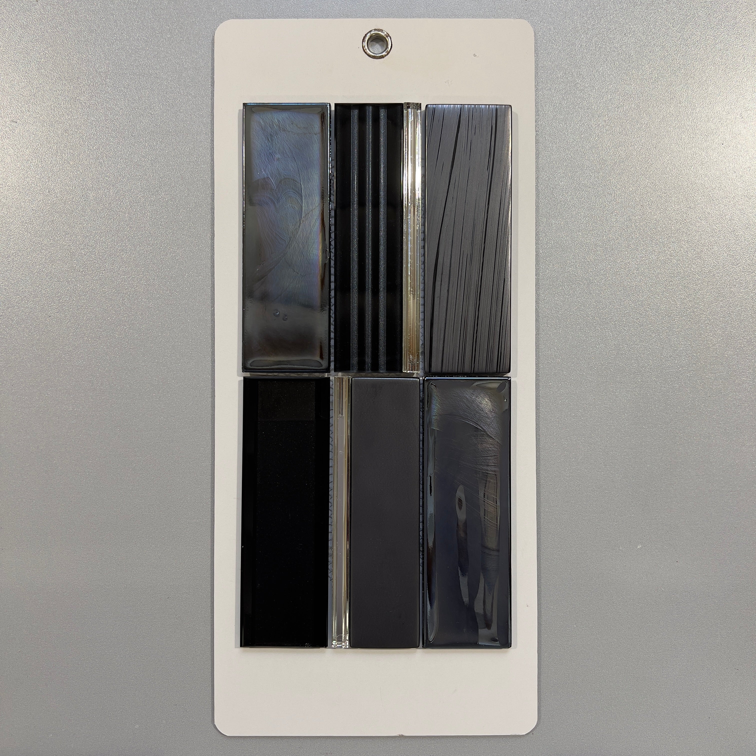 Black Shell Look Glass Rectangle Mosaic - pasd3407 – Tiles Warehouse