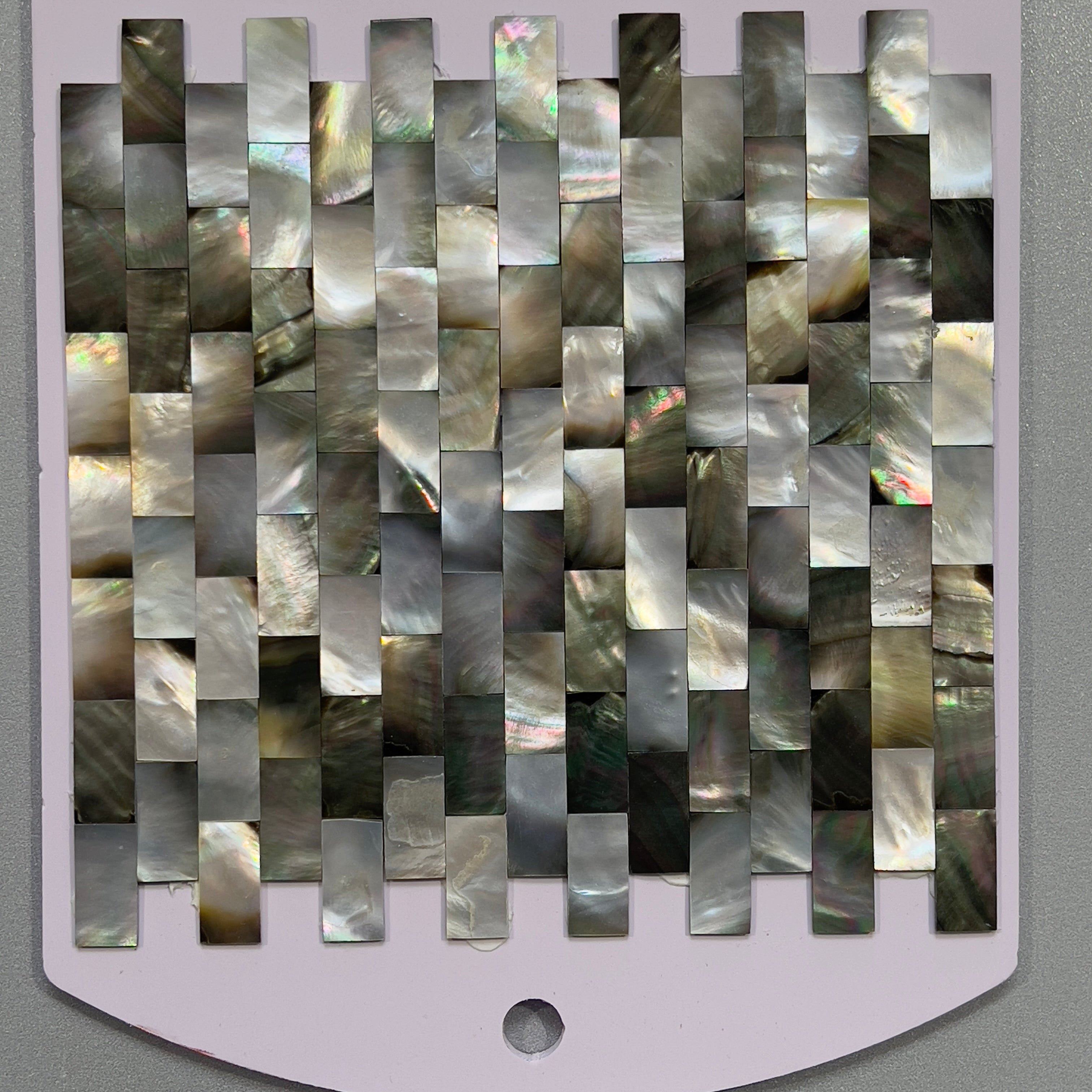 Black shell linear mosaic - cjws01 – Tiles Warehouse