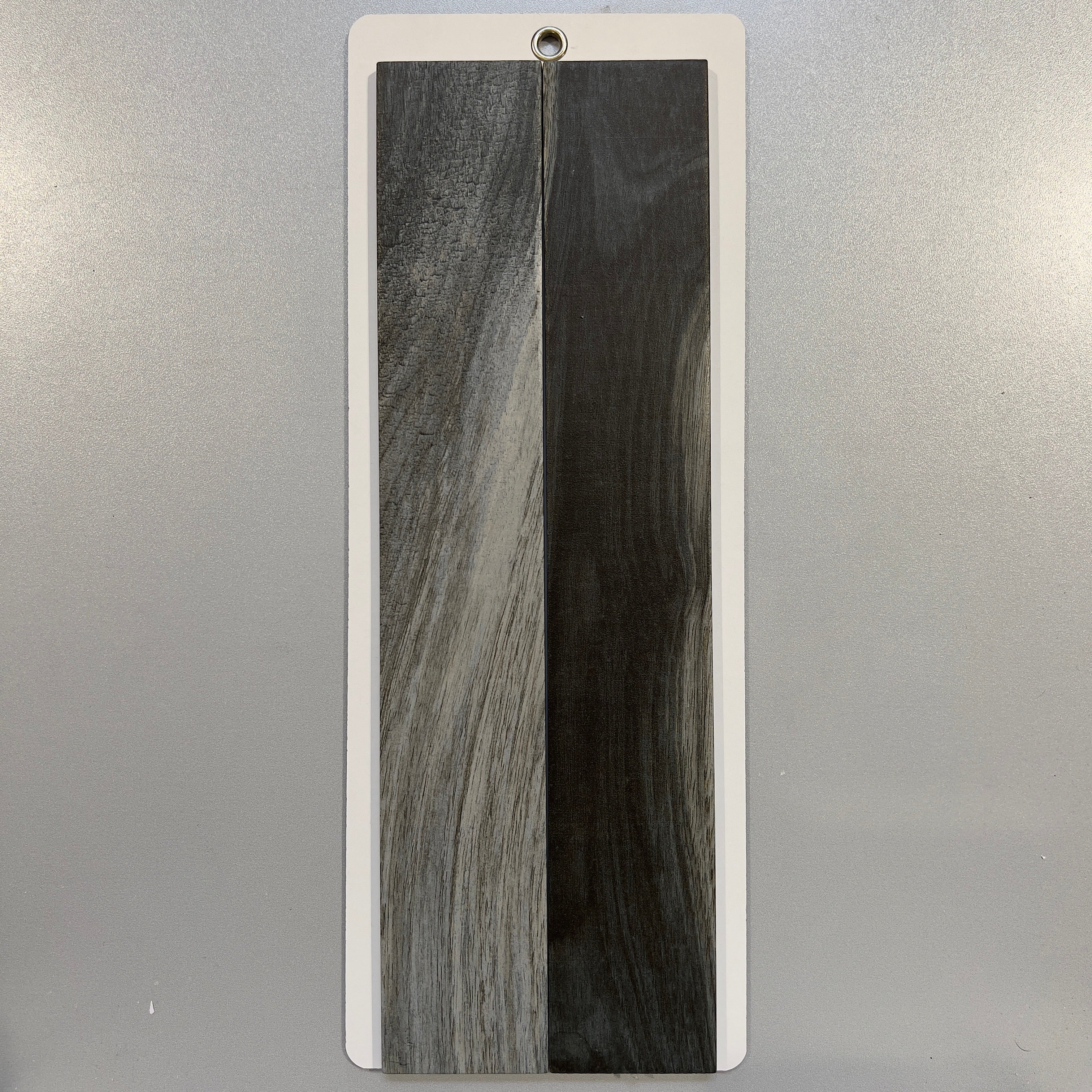 Black wood look porcelain subway tile - patm584 – Tiles Warehouse
