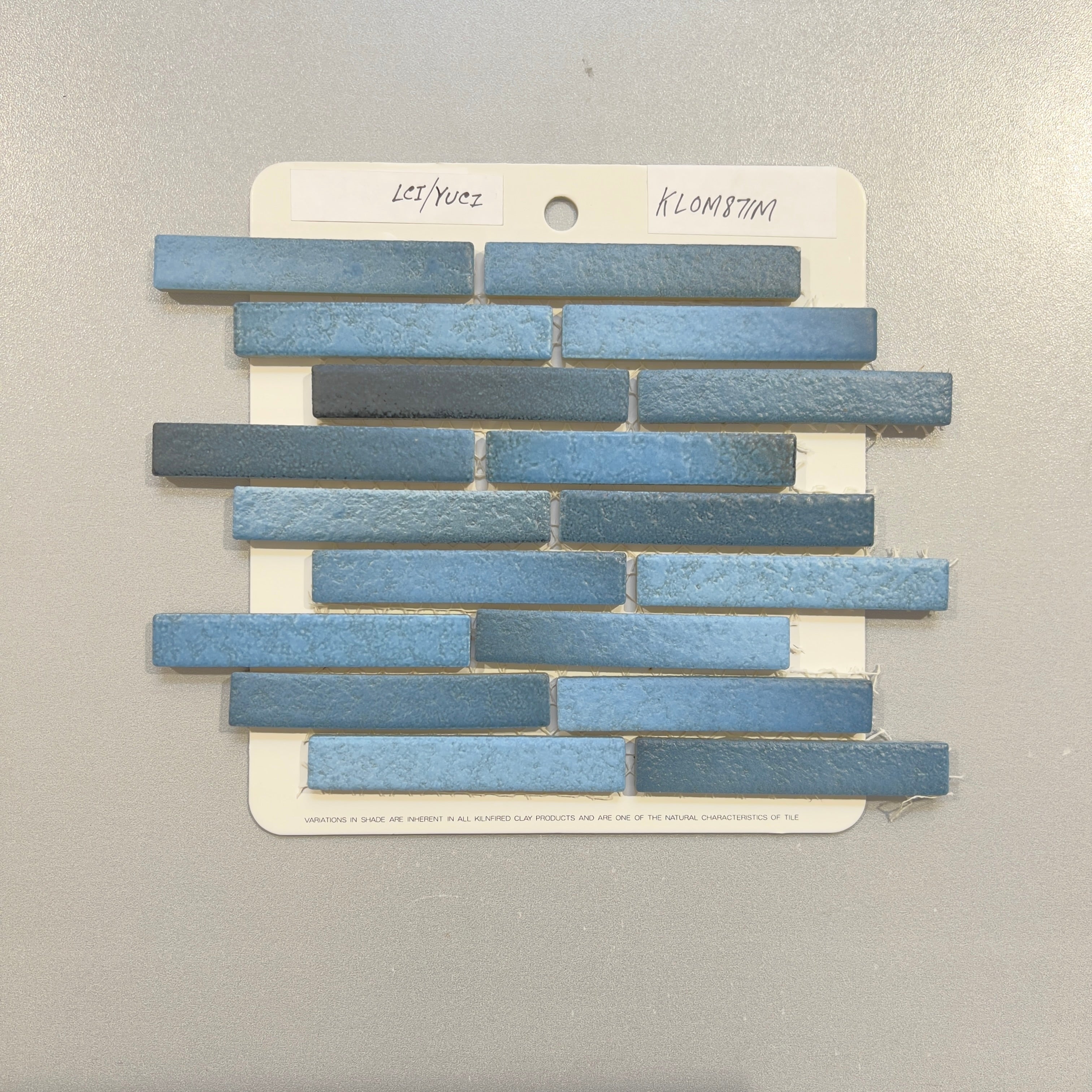 Blue Linear Pool Tile KLOM871 – Tiles Warehouse