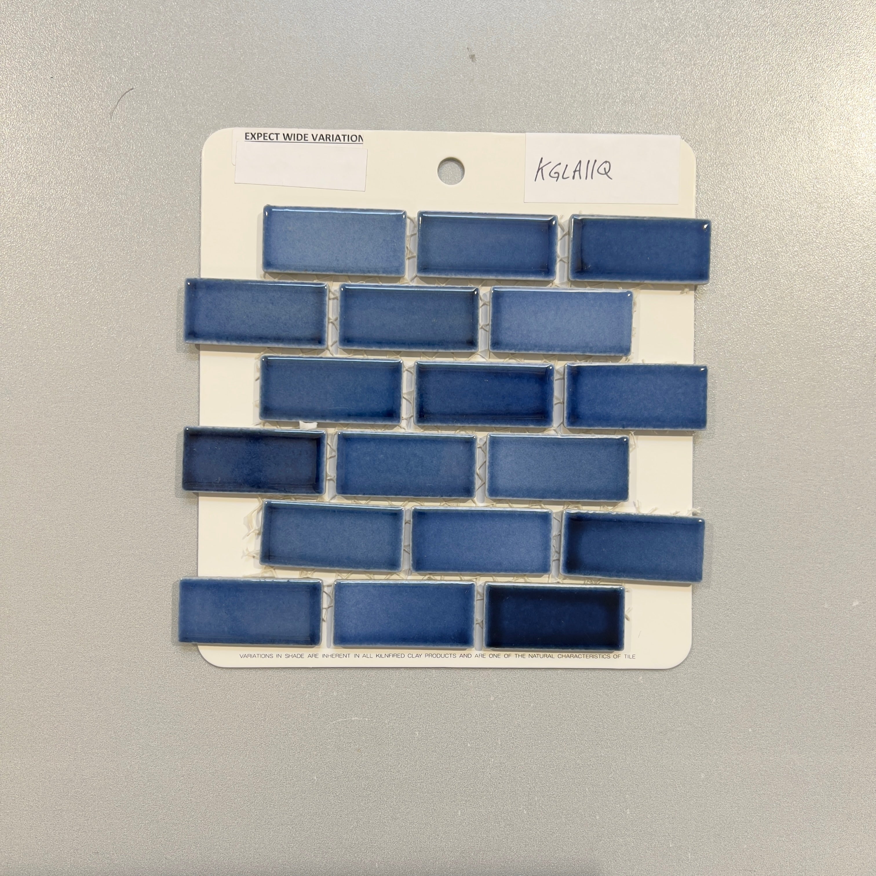 Blue Rectangle Pool Tile KGLA11 – Tiles Warehouse
