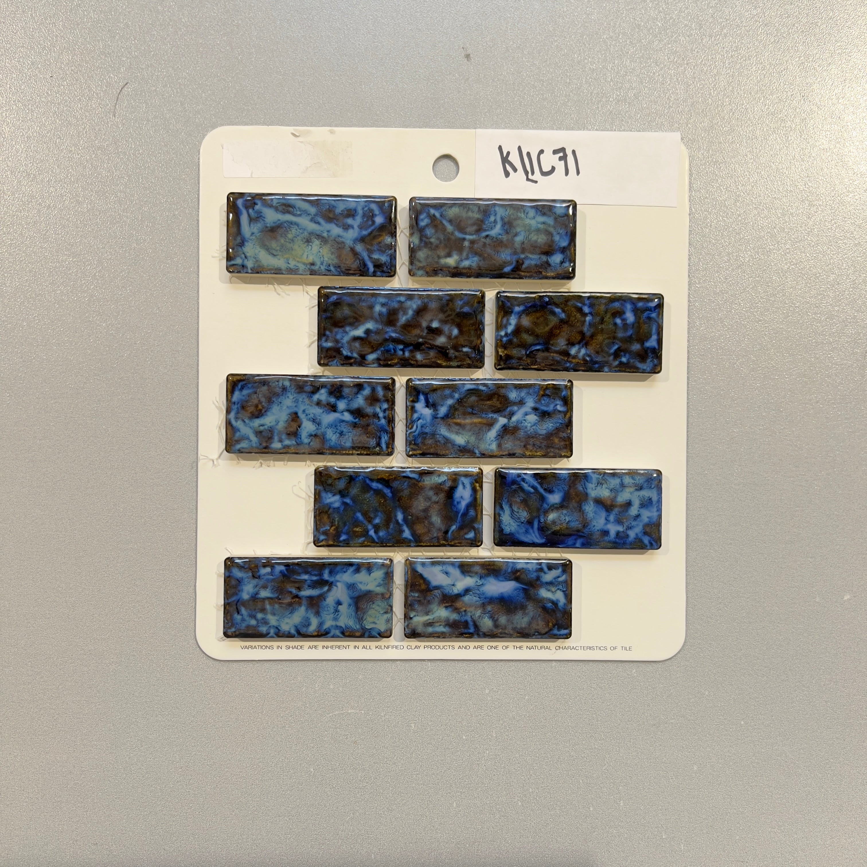 Blue Rectangle Pool Tile KLIC71 – Tiles Warehouse