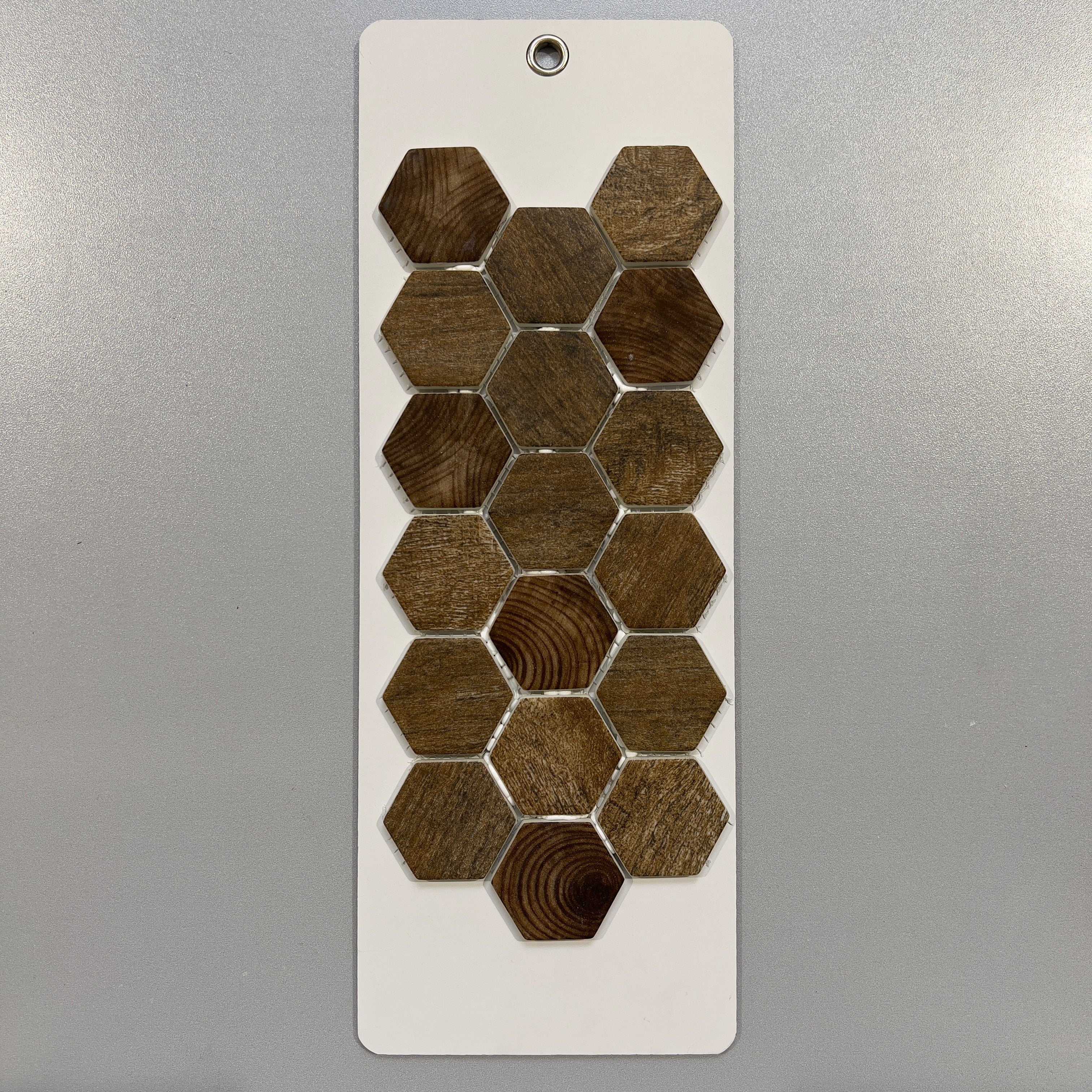 Brown Wood Look Glass Hexagon Mosaic/Pool Tile - pwdl4001 – Tiles Warehouse