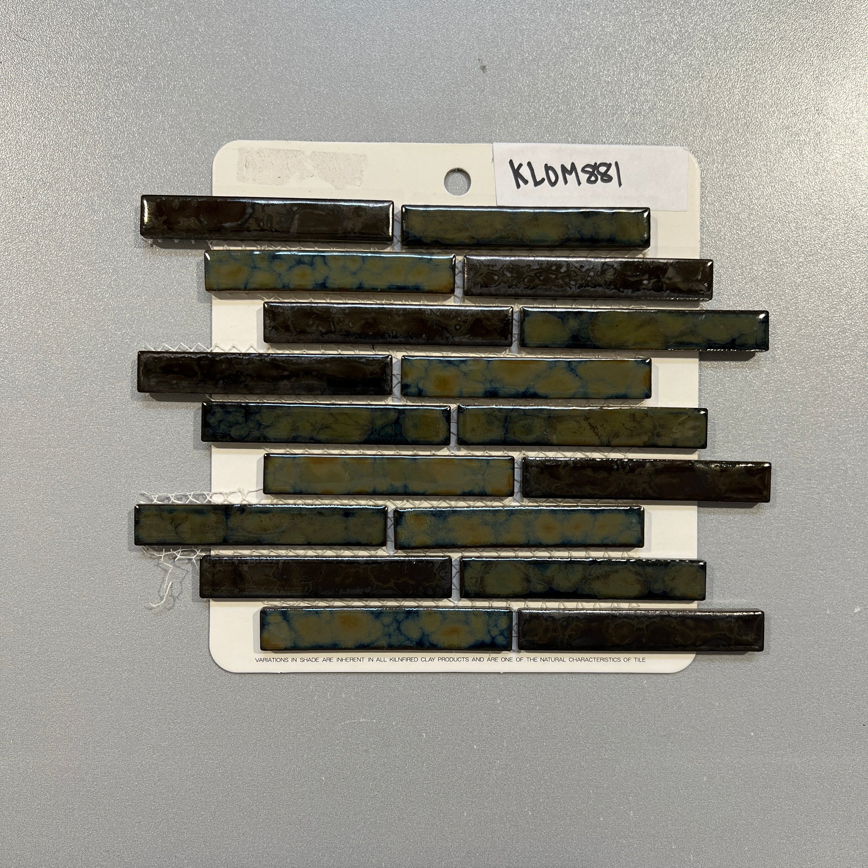 Green Linear Pool Tile KLOM881 – Tiles Warehouse