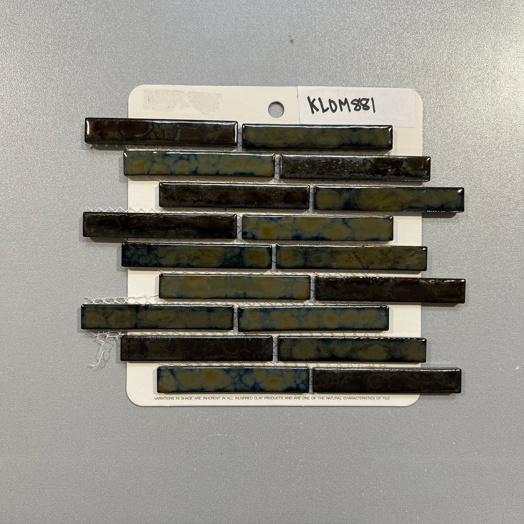 Green Linear Pool Tile KLOM881 – Tiles Warehouse