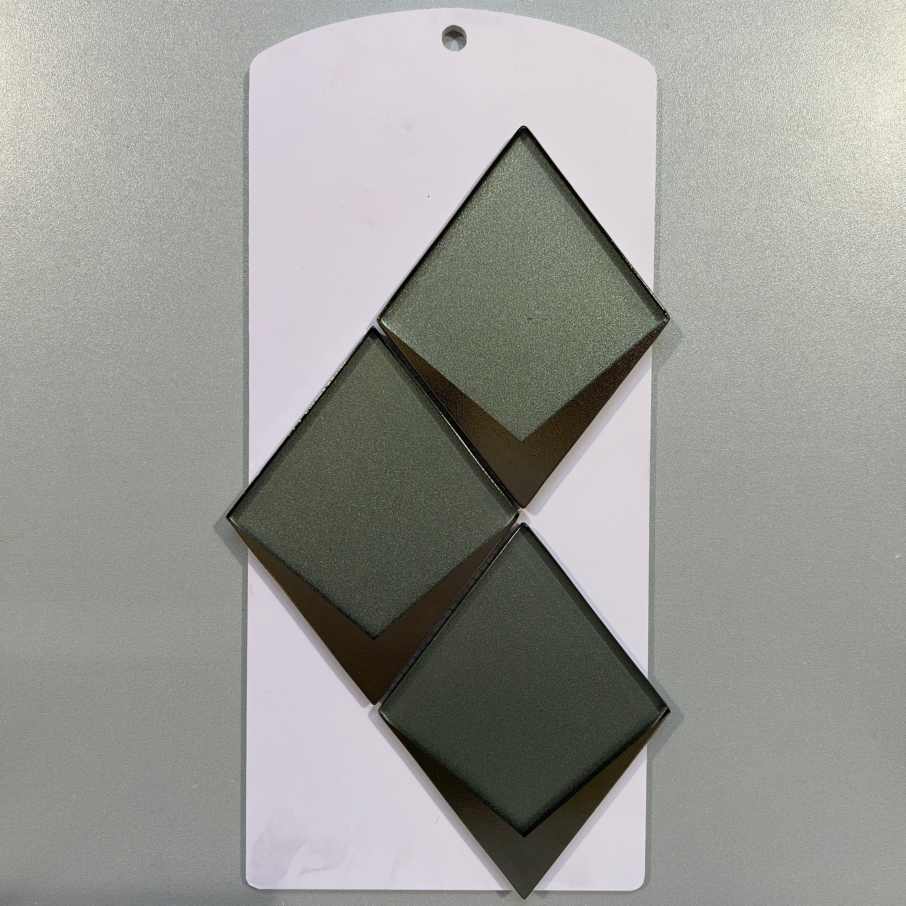 Green mirrored look glass diamond mosaic - cstr04 – Tiles Warehouse