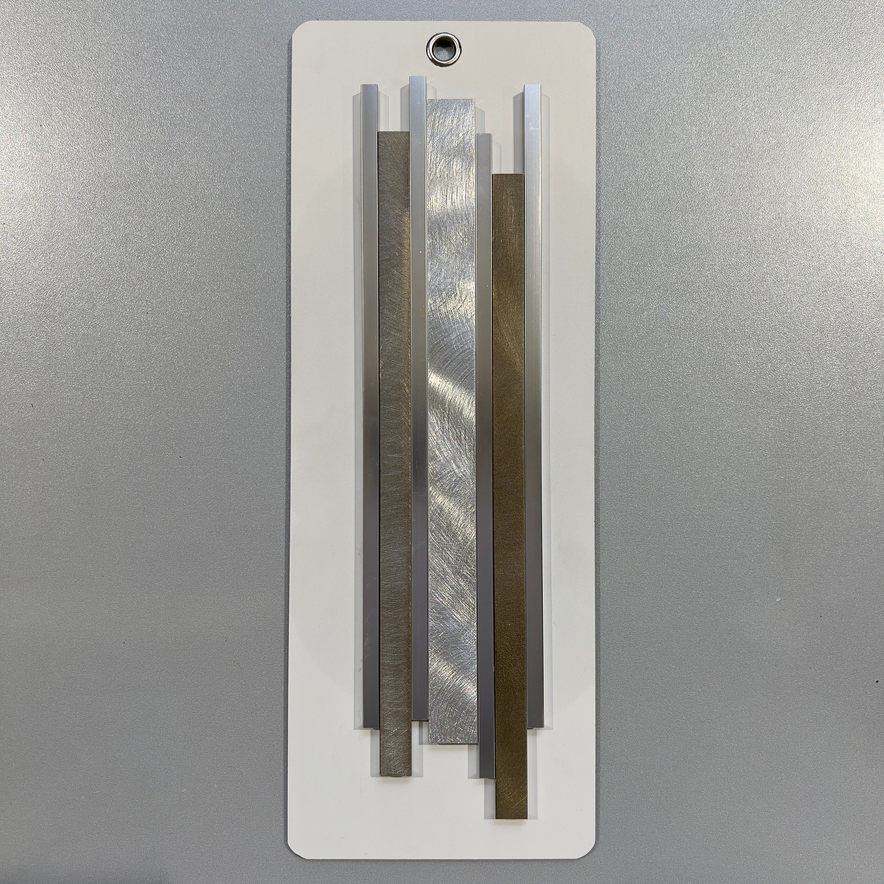 Grey Metal Linear Mosaic - pos1002 – Tiles Warehouse