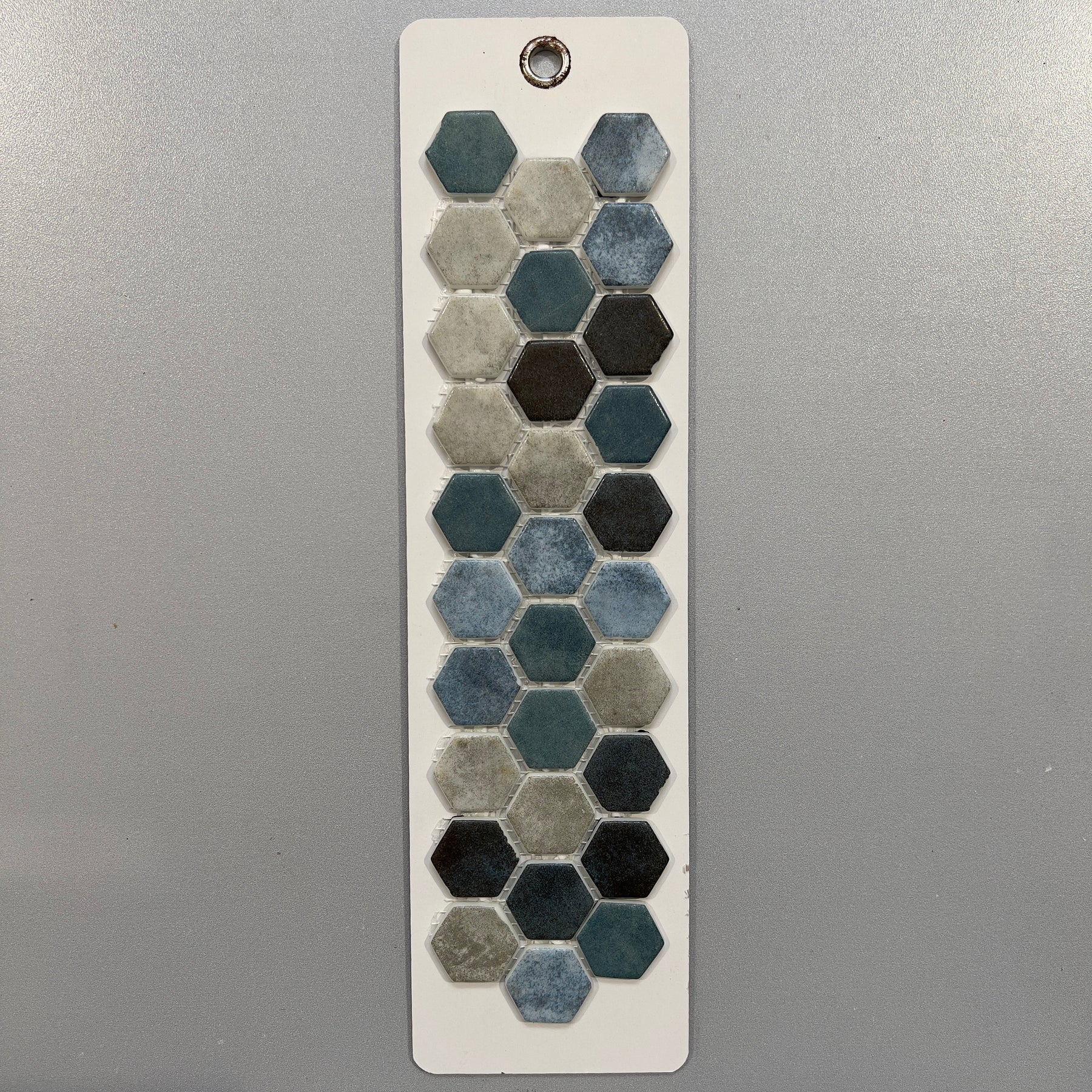 Mixed Blue Glass Hexagon Mosaic/Pool Tile - pkr1405 – Tiles Warehouse