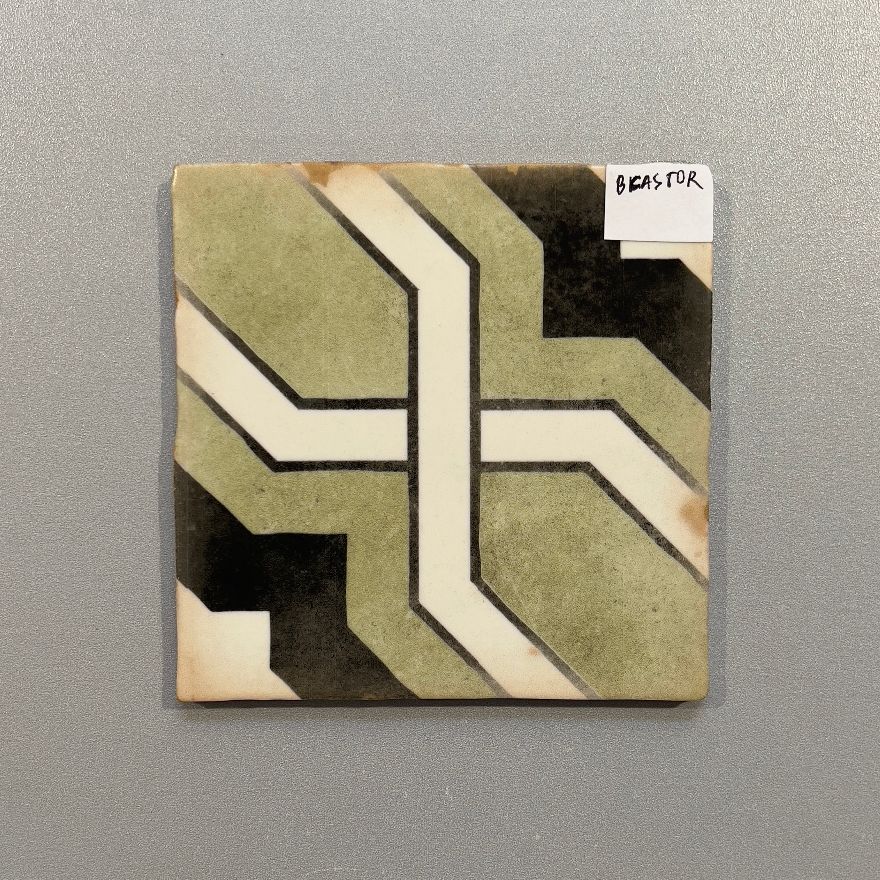 Mixed Green Square Mosaic Tile - bcastor – Tiles Warehouse