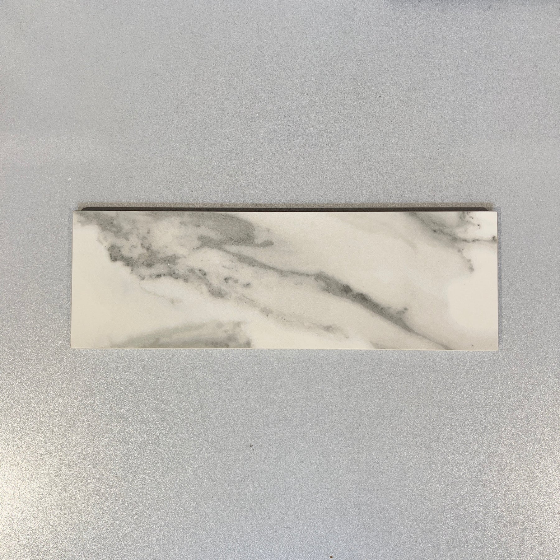 White (4x12) marble look porcelain subway tile - ostrgri-p – Tiles ...