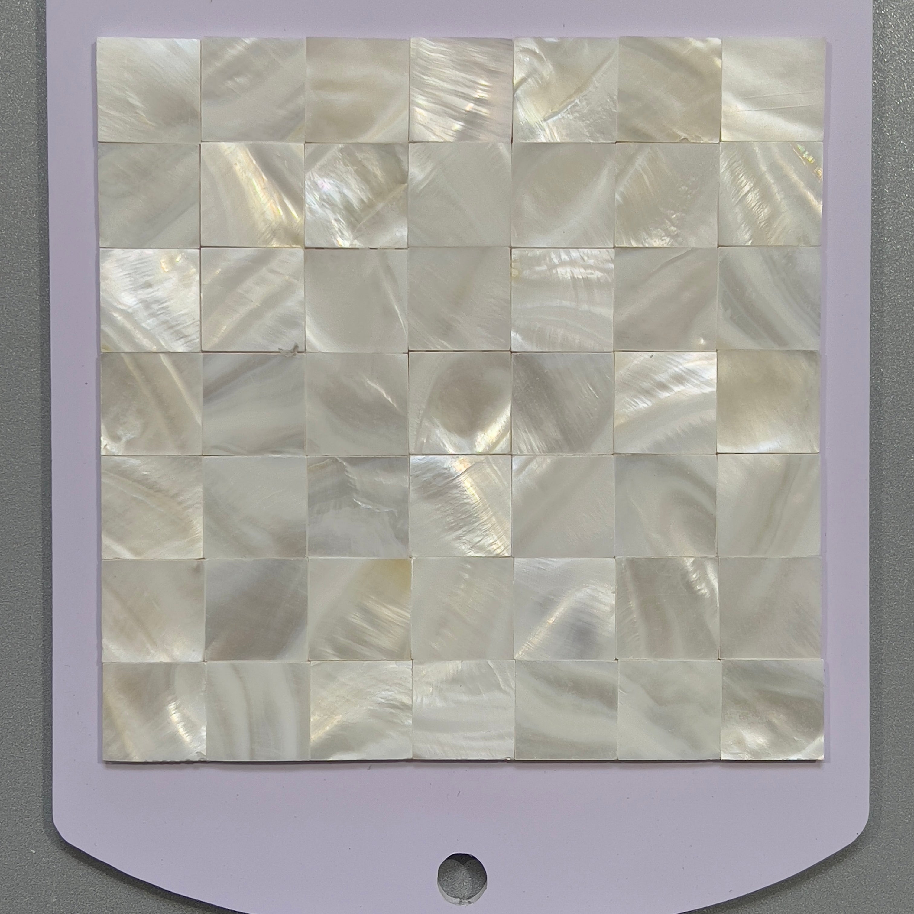 White shell square mosaic - csma009 – Tiles Warehouse