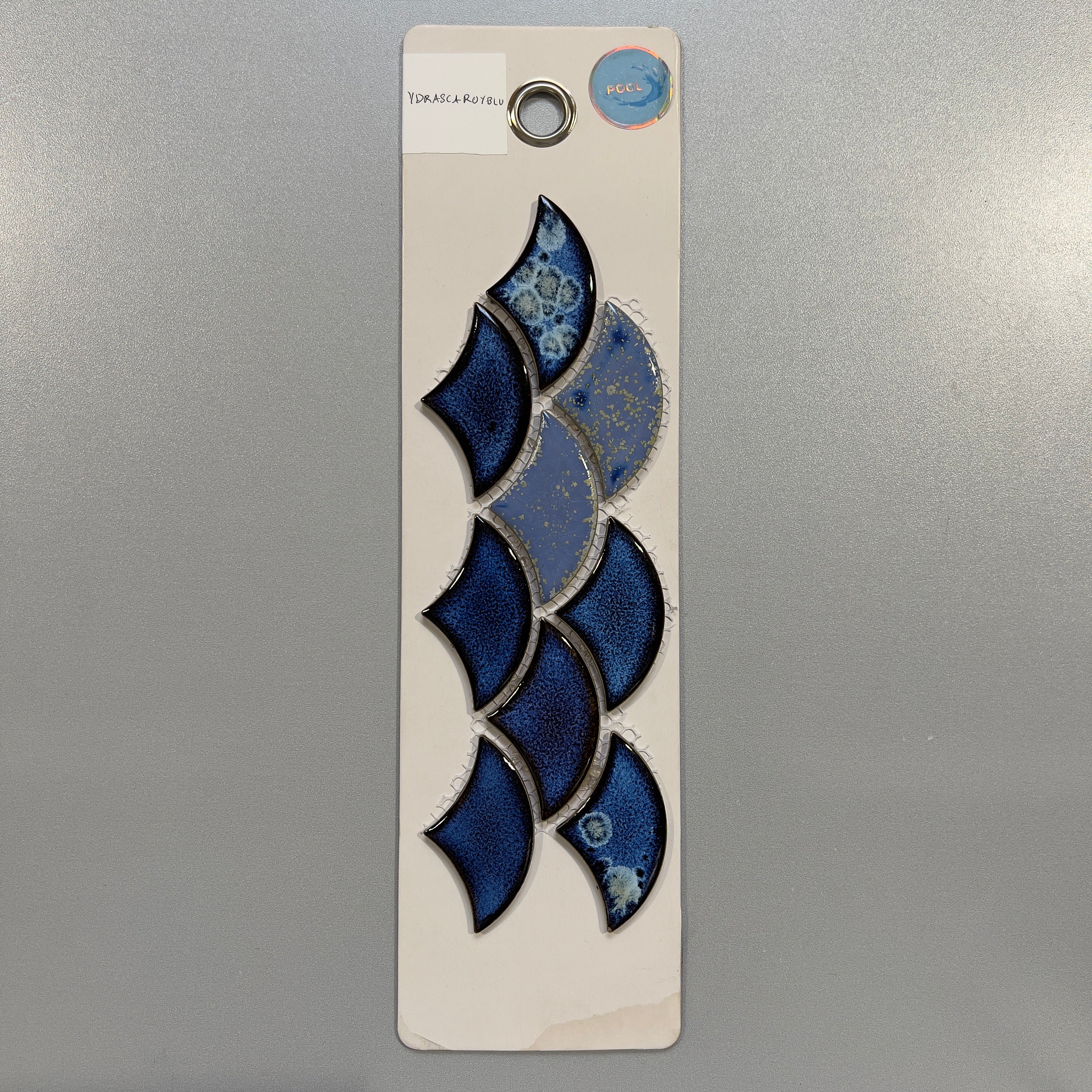 blue fan pool tile mosaic - ydrascaroyblu – Tiles Warehouse