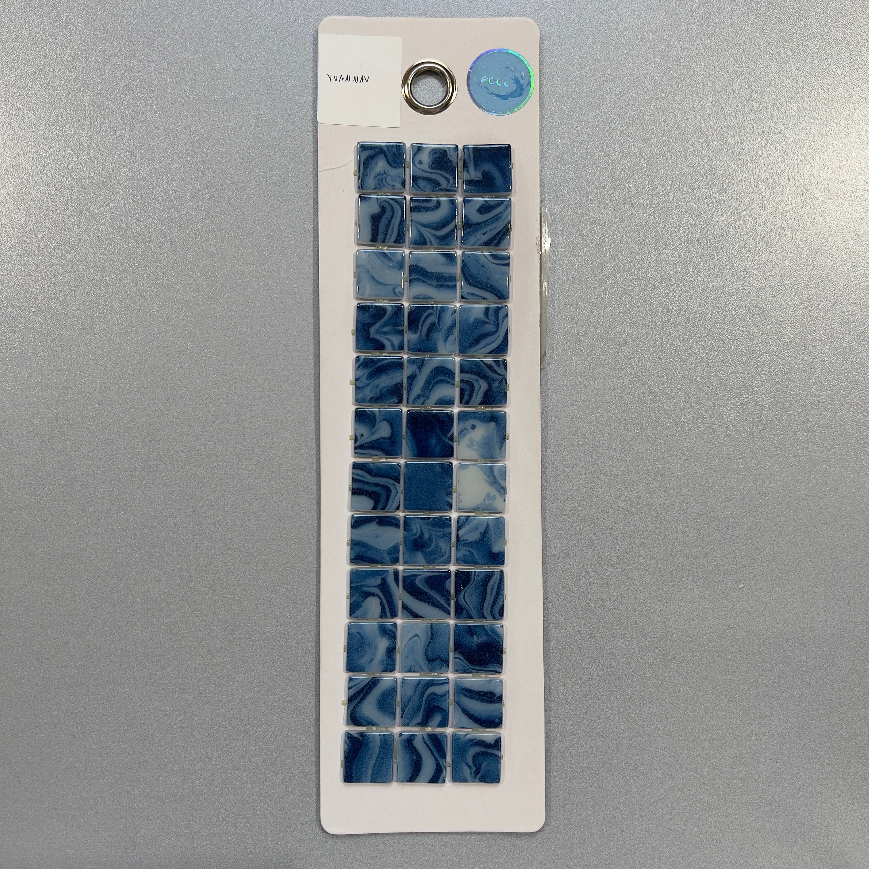 blue square pool tile mosaic - yvannav – Tiles Warehouse