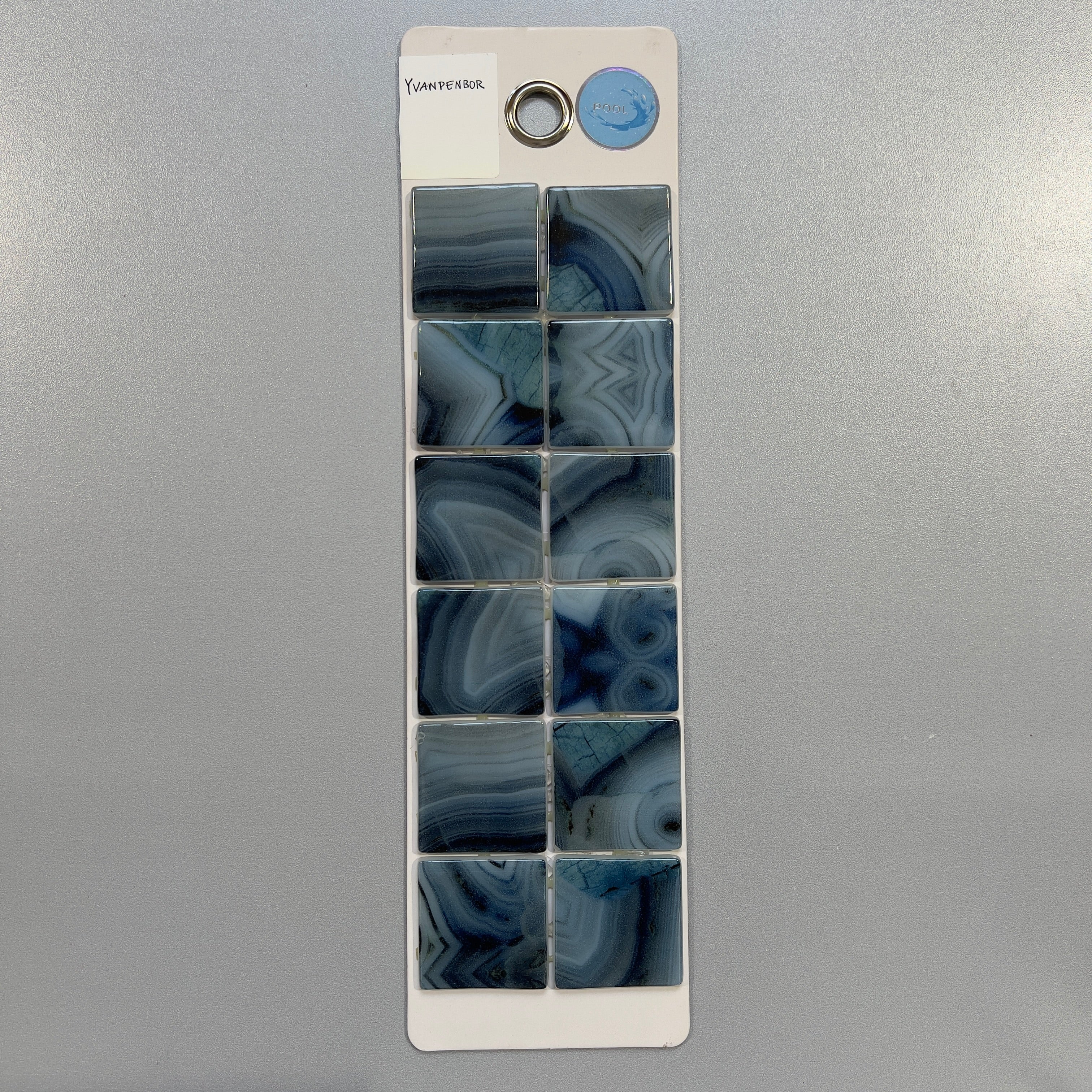 blue square pool tile mosaic - yvanpenbor – Tiles Warehouse