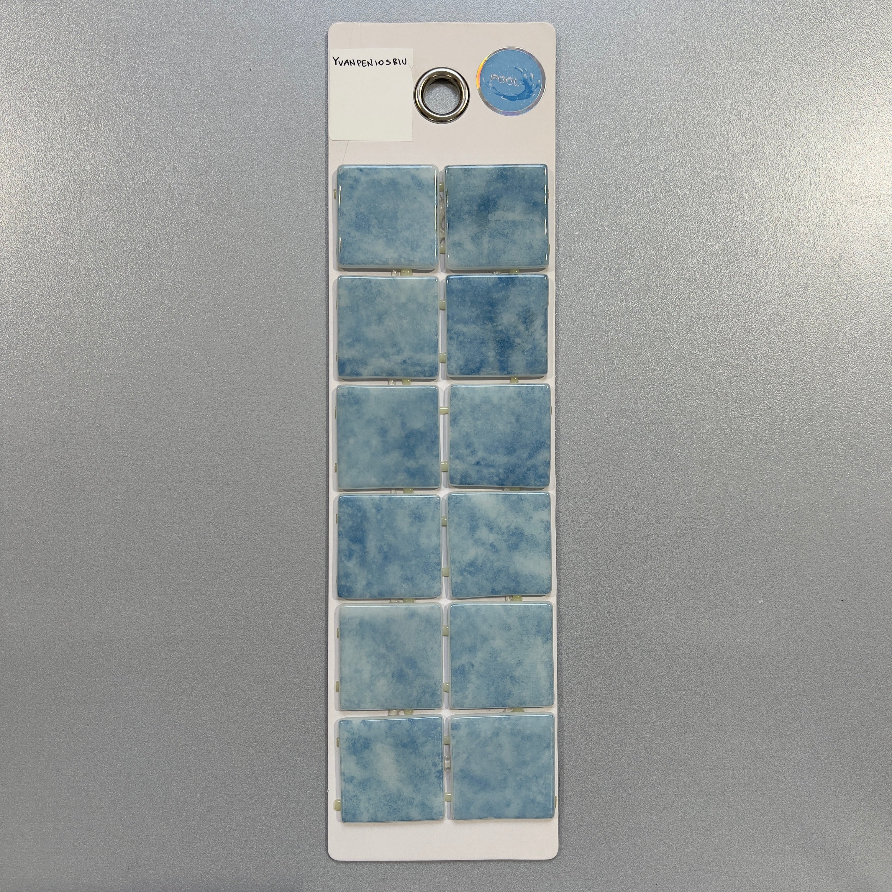 blue square pool tile mosaic - yvanpeniosblu – Tiles Warehouse