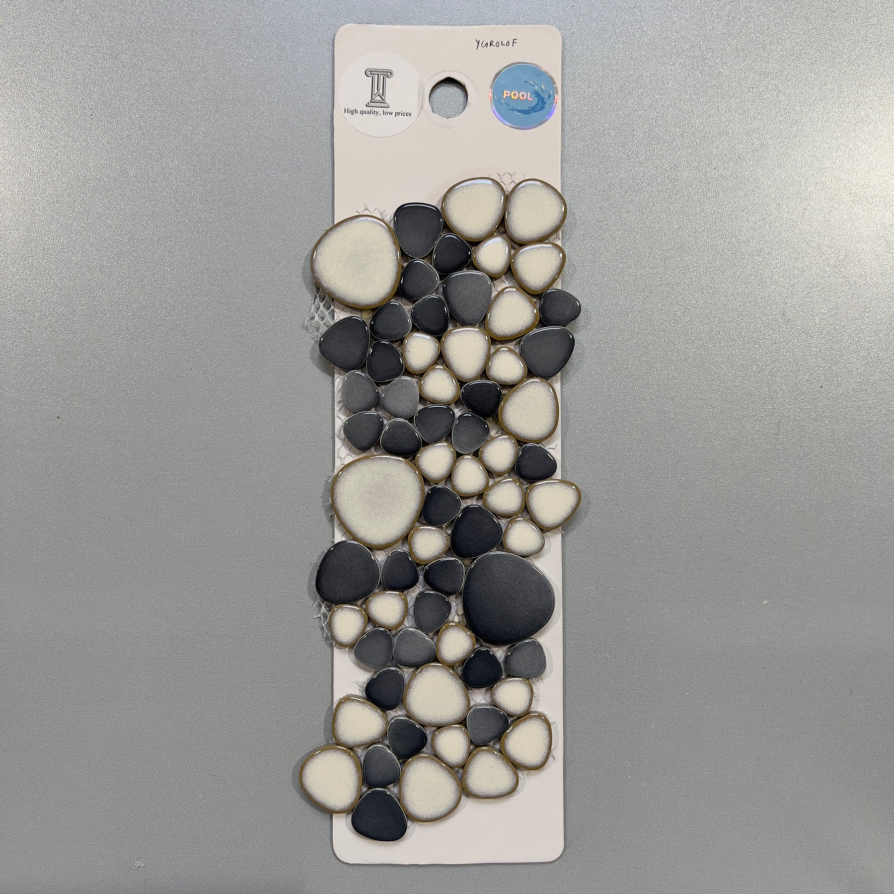 mixed blue pebble pool tile mosaic - ygrolof – Tiles Warehouse