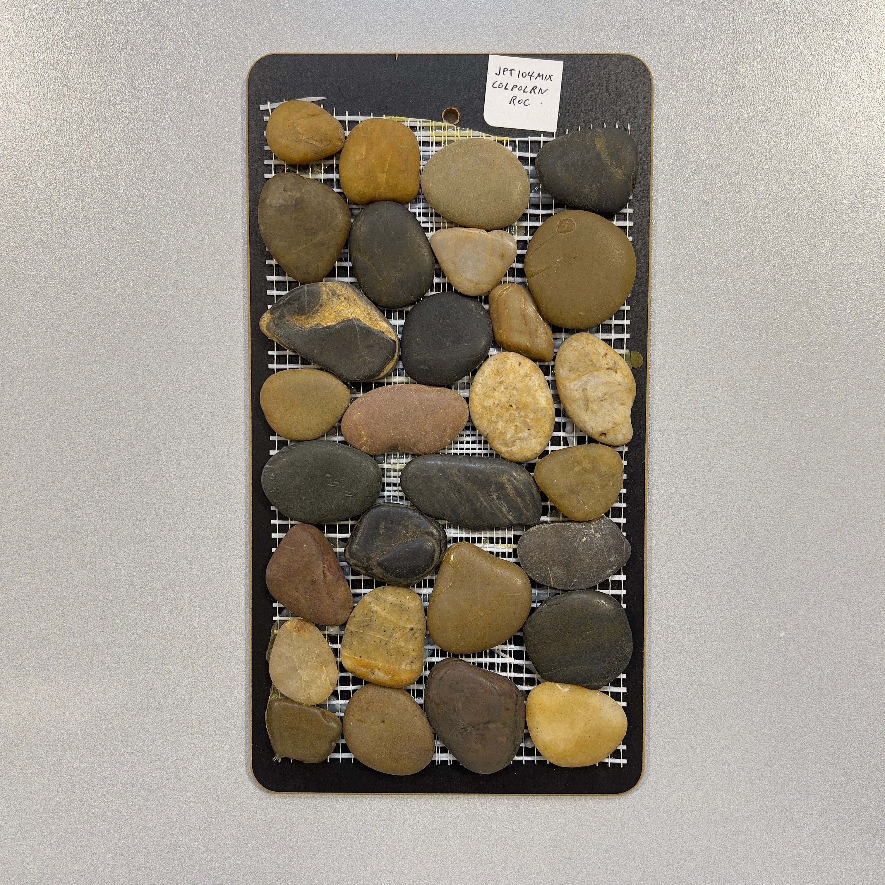 mixed brown stone pebbles - jpt104mixcolpolrivroc – Tiles Warehouse