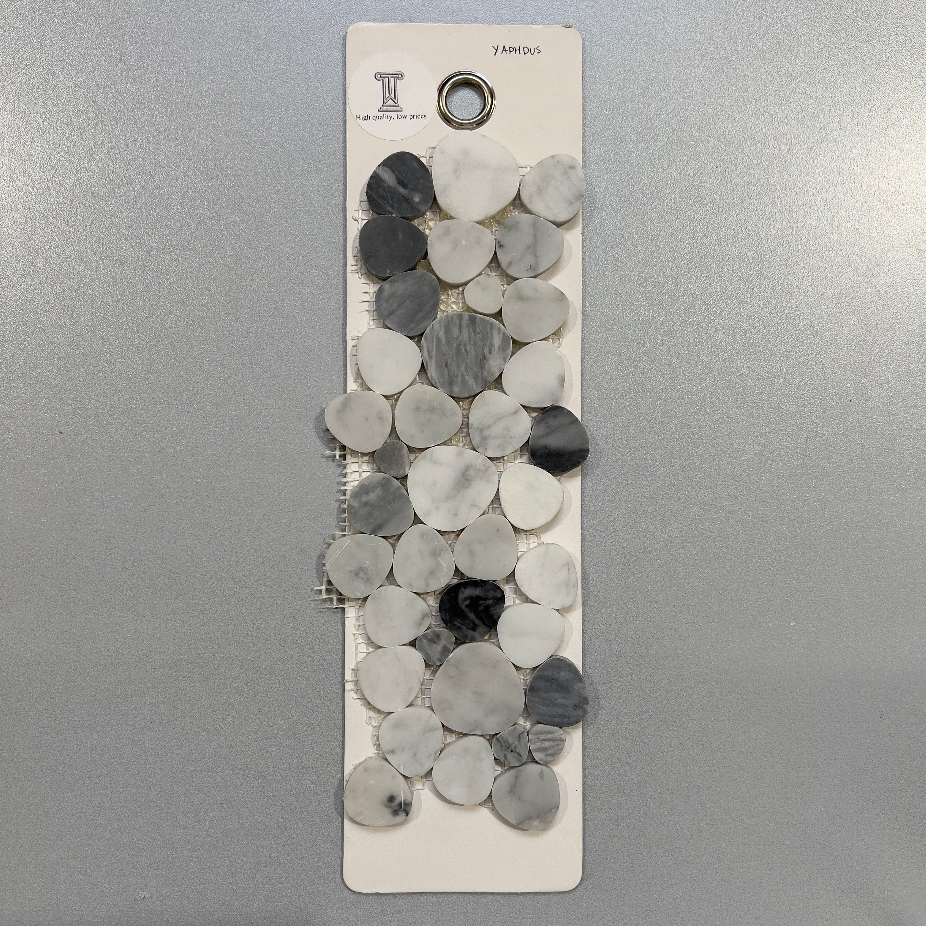 mixed grey marble pebble mosaic - yaphdus – Tiles Warehouse