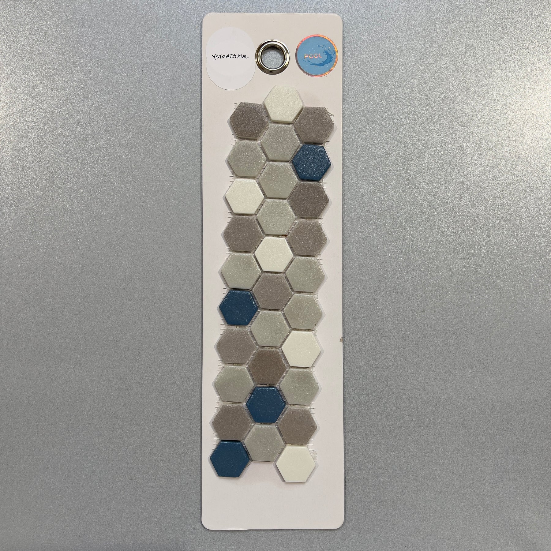 mixed grey hexagon pool tile mosaic - ystoaegmal – Tiles Warehouse